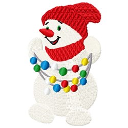 Snowman Embroidery Design | EmbroideryDesigns.com