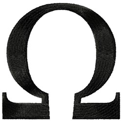 Omega Embroidery Design | EmbroideryDesigns.com