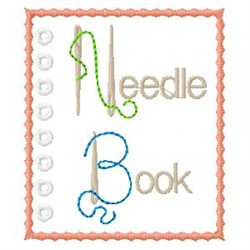 Needle Book Front Cover Embroidery Design | EmbroideryDesigns.com