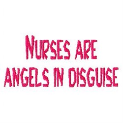 Nurses Are Angels Embroidery Design | EmbroideryDesigns.com