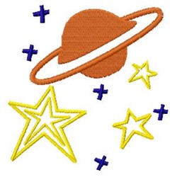 Outer Space Embroidery Design | EmbroideryDesigns.com