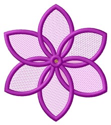 Purple Flower Embroidery Design | EmbroideryDesigns.com