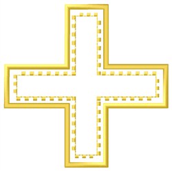Greek Cross Embroidery Design | EmbroideryDesigns.com