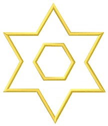 Star Of David Border Embroidery Design | EmbroideryDesigns.com