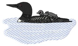 Canadian Loons Embroidery Design | EmbroideryDesigns.com