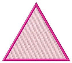 Triangle Embroidery Design | EmbroideryDesigns.com