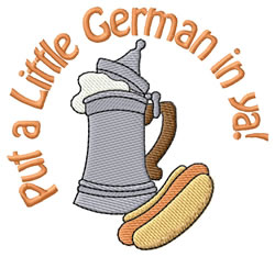 A Little German Embroidery Design | EmbroideryDesigns.com