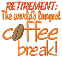 Retirement Embroidery Design | EmbroideryDesigns.com