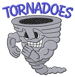 Tornadoes Mascot Embroidery Design | EmbroideryDesigns.com