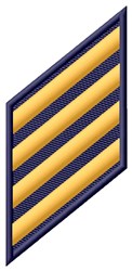Four Stripes Embroidery Design | EmbroideryDesigns.com