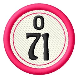 Bingo O71 Embroidery Design | EmbroideryDesigns.com