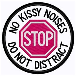 Do Not Distract Patch Embroidery Design | EmbroideryDesigns.com