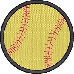 Softball Embroidery Design | EmbroideryDesigns.com