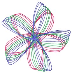 Retro Spirograph Embroidery Design | EmbroideryDesigns.com