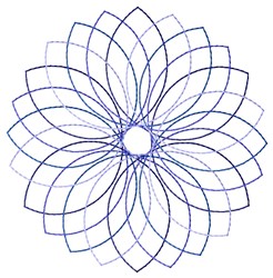 Floral Spirograph Embroidery Design | EmbroideryDesigns.com