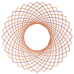 Retro Spirograph Embroidery Design | EmbroideryDesigns.com