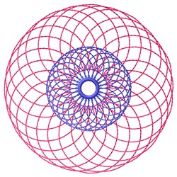 Circular Spirograph Embroidery Design | EmbroideryDesigns.com