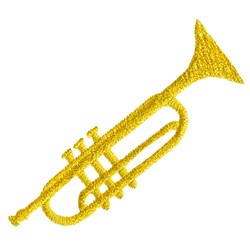 Trumpet Embroidery Design | EmbroideryDesigns.com