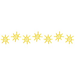 Sunshine Border Embroidery Design | EmbroideryDesigns.com