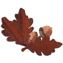 Oak Leaves Embroidery Design | EmbroideryDesigns.com