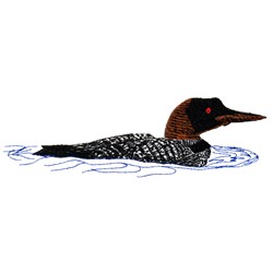 Loon Embroidery Design | EmbroideryDesigns.com