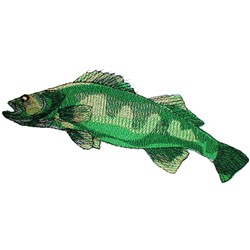 Walleye Embroidery Design | EmbroideryDesigns.com