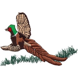 Pheasant Embroidery Design | EmbroideryDesigns.com