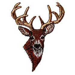 Deer Head Embroidery Design | EmbroideryDesigns.com