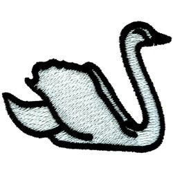Swan Embroidery Design | EmbroideryDesigns.com