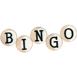 Bingo Embroidery Design | EmbroideryDesigns.com