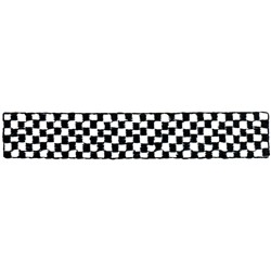 Checkered Racing Strip Embroidery Design | EmbroideryDesigns.com