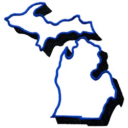 Michigan Embroidery Design | EmbroideryDesigns.com