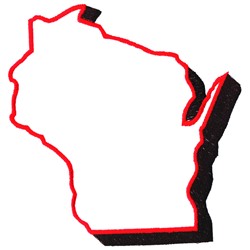 Wisconsin Embroidery Design | EmbroideryDesigns.com