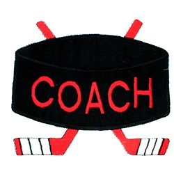 Coaching Hockey Embroidery Design | EmbroideryDesigns.com