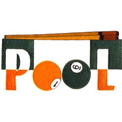 Billiards Embroidery Design | EmbroideryDesigns.com