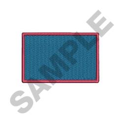 Rectangle Filled With Border Embroidery Design | EmbroideryDesigns.com