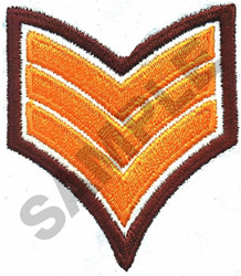 TRIPLE CHEVRON Embroidery Design | EmbroideryDesigns.com