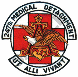 247TH MEDICAL DETACHMENT Embroidery Design | EmbroideryDesigns.com