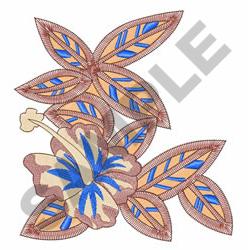 PACIFIC ISLAND FLOWER Embroidery Design | EmbroideryDesigns.com