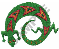 INDIAN LIZARD DESIGN Embroidery Design | EmbroideryDesigns.com
