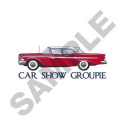 Car Show Groupie Embroidery Design | EmbroideryDesigns.com