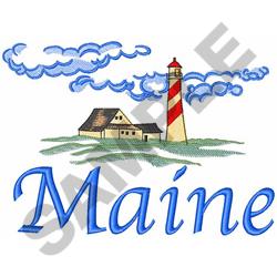 MAINE Embroidery Design | EmbroideryDesigns.com