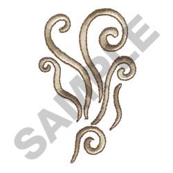 Hot Steam Swirls Embroidery Design | EmbroideryDesigns.com