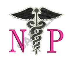 Nurse Practitioner Embroidery Design | EmbroideryDesigns.com