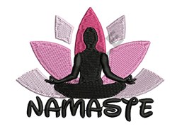 Namaste Embroidery Design | EmbroideryDesigns.com
