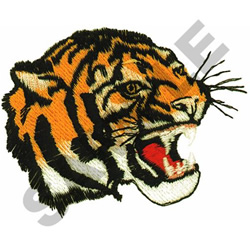 TIGER HEAD Embroidery Design | EmbroideryDesigns.com