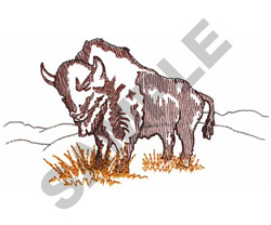 BUFFALO Embroidery Design | EmbroideryDesigns.com