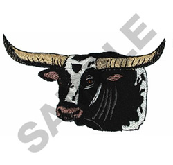 TEXAS LONGHORN Embroidery Design | EmbroideryDesigns.com