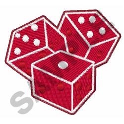 Dice Embroidery Design | EmbroideryDesigns.com