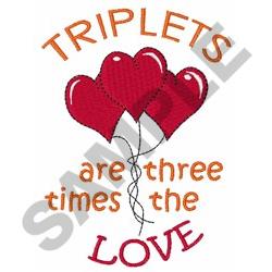 Triplets Embroidery Design | EmbroideryDesigns.com